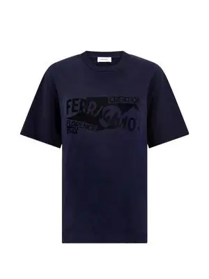 Ferragamo Pattern T-shirts For Men