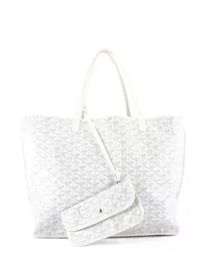 Goyard Anjou Reversible Coated Canvas And Toile Canvas Pm Tote Bag - White