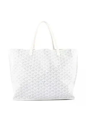 Goyard Anjou Reversible Coated Canvas And Toile Canvas Pm Tote Bag - White