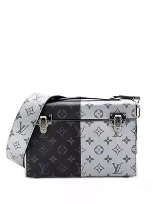 LOUIS VUITTON Monogram Eclipse Split Canvas Mini Trunk