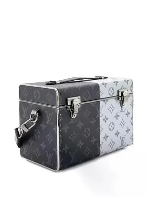 LOUIS VUITTON Monogram Eclipse Split Canvas Mini Trunk