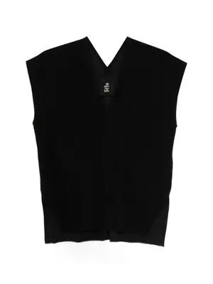 THOM KROM Sleeveless V-neck Top