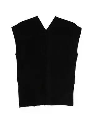 THOM KROM Sleeveless V-neck Top