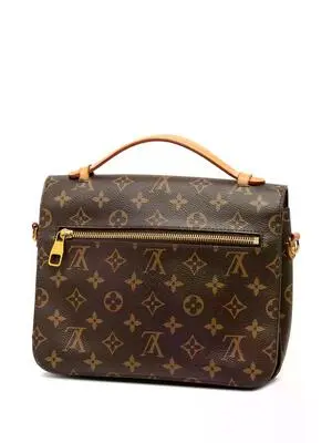 LOUIS VUITTON 2018 Monogram Pochette Metis Satchel - Brown