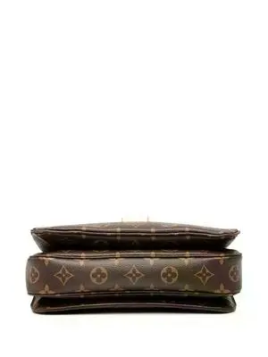LOUIS VUITTON 2018 Monogram Pochette Metis Satchel - Brown