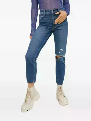 Abercrombie Ripped High-rise Skinny Jeans