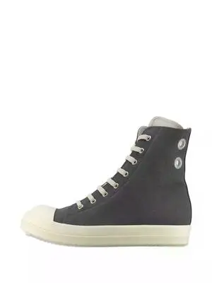 Rick Owens Eyelet High-top Sneakers