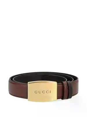 Gucci Reversible Buckle Belt - Brown