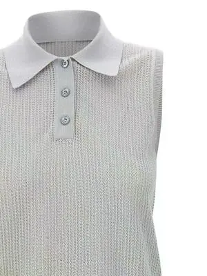 Eleventy Knitted Button Top