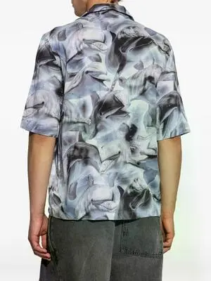 DIESEL® S-brack Dolphin-print Shirt - Grey