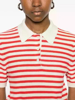 A.p.c. Striped Polo Sweater