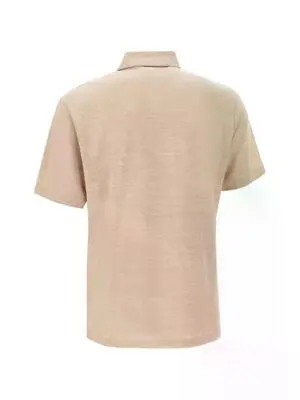 Eleventy Linen Polo Shirt - Neutrals