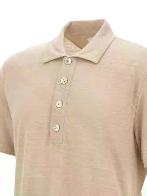 Eleventy Linen Polo Shirt - Neutrals