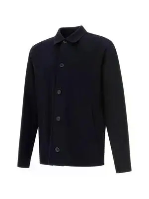 Herno Point-collar Buttoned Cardigan