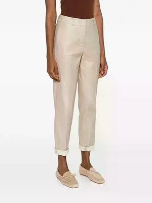 Peserico Cuffed-hem Trousers