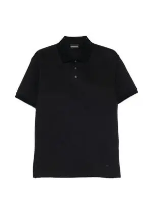 Emporio Armani Textured Polo Shirt