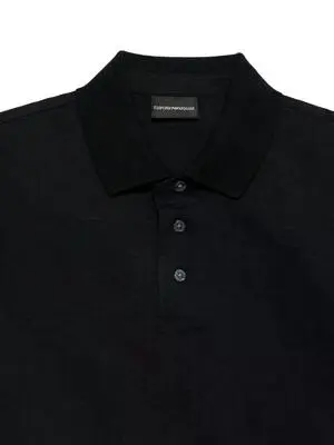 Emporio Armani Textured Polo Shirt