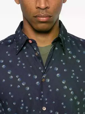Paul Smith Patterned Shirt - Blue