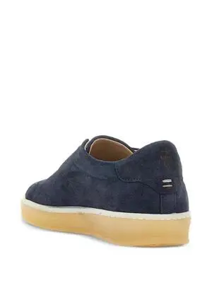 Eleventy Slip-on Suede Trainers - Blue