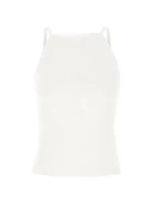 COURREGES Logo-embroidered Tank Top