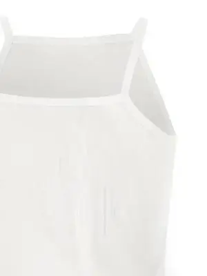 COURREGES Logo-embroidered Tank Top