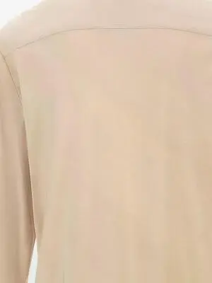 Eleventy Double-button Collar Shirt - Neutrals