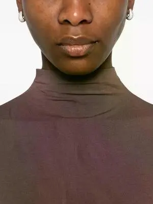 Wolford Roll-neck Sleeveless Bodysuit - Brown