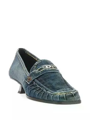 DIESEL® Logo-embellishment Pumps - Blue