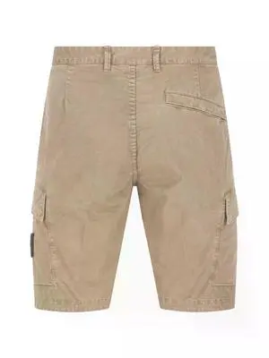 Stone Island Logo-patch Cargo Shorts - Neutrals