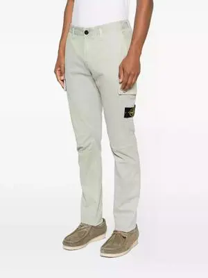 Stone Island Cargo-pocket Trousers - Green