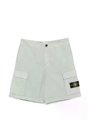 Stone Island Cargo-pocket Shorts - Green