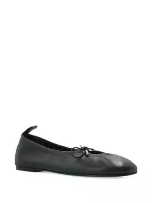 ALOHAS Leather Ballet Flats - Black