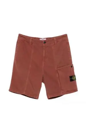 Stone Island Logo-patch Cargo Shorts