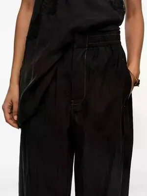 Bimba Y Lola Elastic-waist Trousers - Black
