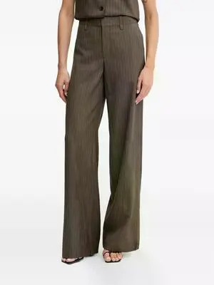 Miss Sixty Pinstripe Button Trousers