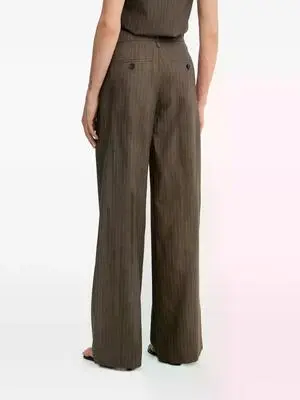 Miss Sixty Pinstripe Button Trousers