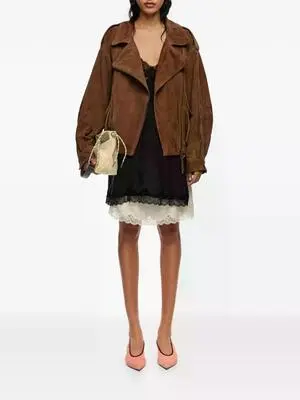 Bimba Y Lola Lace-trimmed Top - Black
