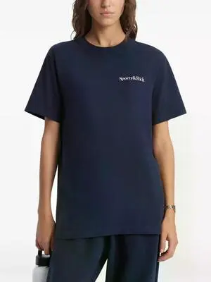 Sporty & Rich Logo-print T-shirt