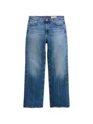 Ag Frayed Cropped Jeans