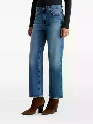 Ag Frayed Cropped Jeans