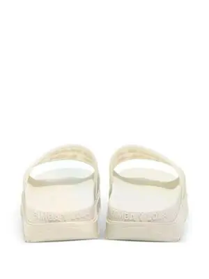 Bimba Y Lola Platform Flip Flop Slides - White