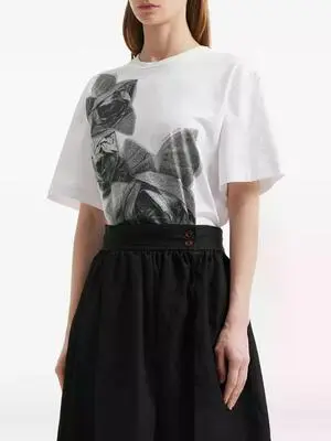 Simone Rocha Floral Print T-shirt