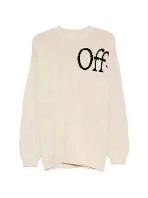 Off-white Crewneck Sweaters For Men