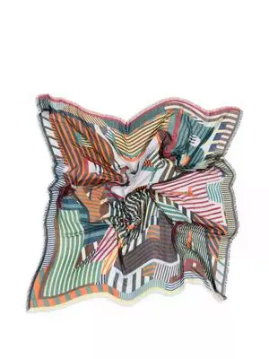 Bimba Y Lola Stripe-pattern Scarf