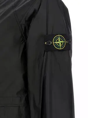 Stone Island Hooded Jacket - Black