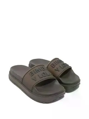 Bimba Y Lola Chocolate Platform Flip-flops - Brown