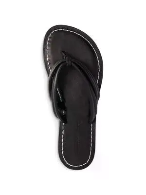 Bernardo Miami Leather Sandals - Black
