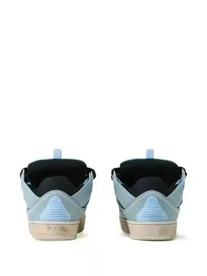 LANVIN Cut-out Lace-up Sneakers - Blue
