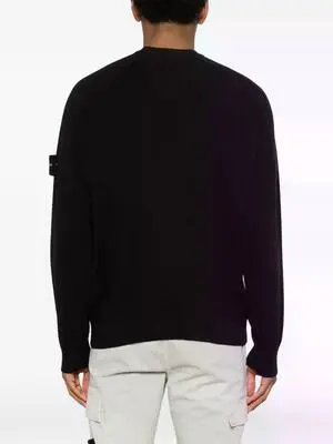 Stone Island Logo-patch Crew-neck Sweater