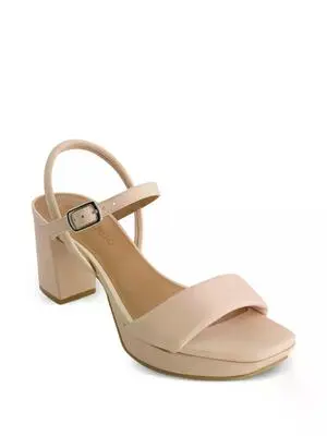 Bernardo Canto Leather Sandals - Neutrals